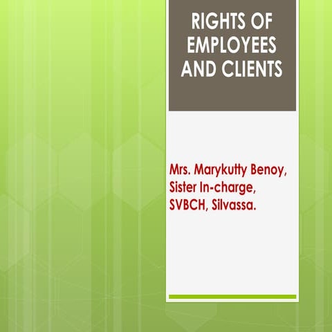 Rights of employees and clients | PPT