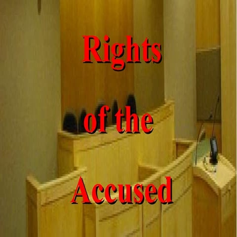 Rights of the Accused: The 5th Amendment | PDF