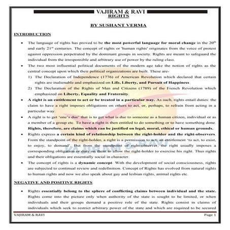 RIGHTS_.....by Dr sushant verma .....full pdf | PDF