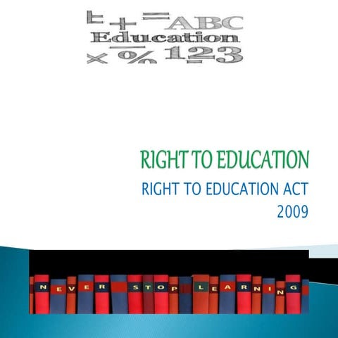 Right to education | PPTX