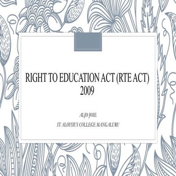 Right to Education Act (RTE Act).pptx