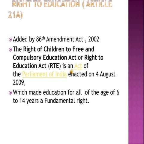 Fundamental rights of indian constitution | PPTX