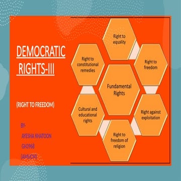 Right to Freedom Class 9th powerpoint presentation | PPTX