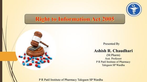Right to information act | PPT
