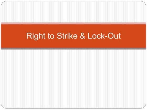 Types of strikes | PDF