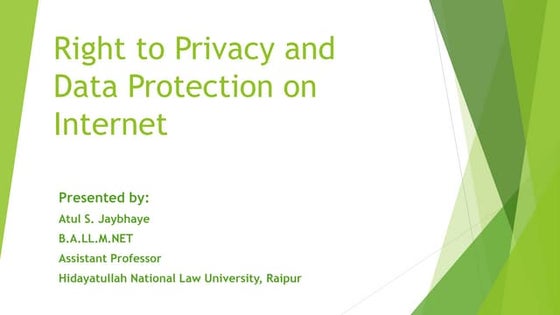 Right to privacy | PPT