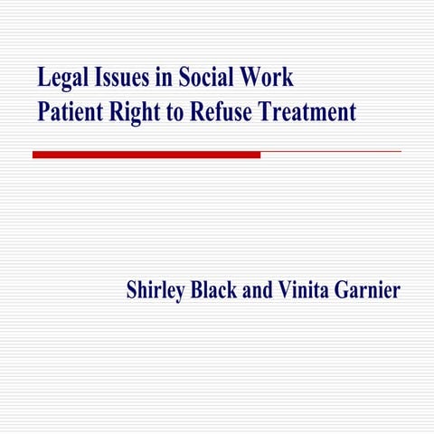 Human rights of mentally ill person | PPTX