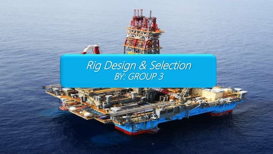 PRINCIPLES BEHIND THE ROTARY-SYSTEM OF A DRILLING RIG | PPT