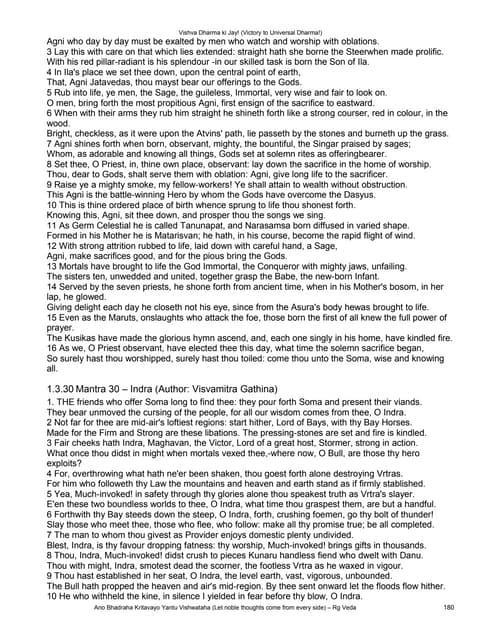 Rigveda meaning a2 c1 | PDF