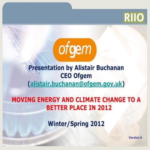 Ofgem Presentation at Economist Energy Summit | PPT | Free Download