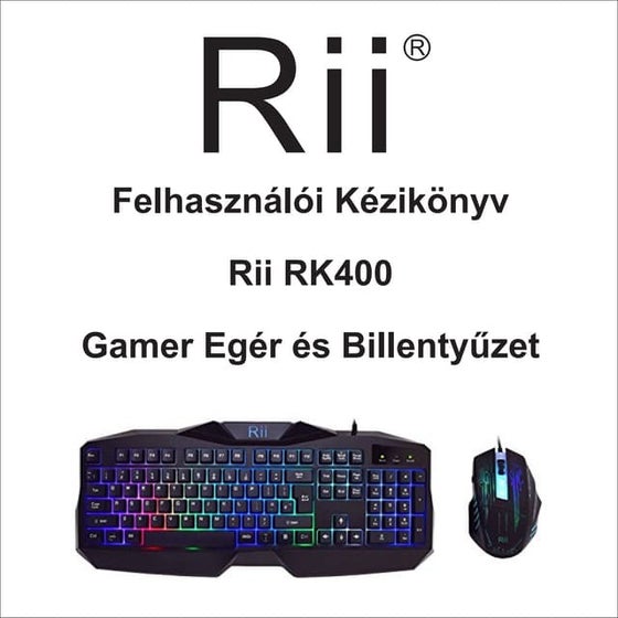 Rii RK100 Gamer billentyűzet használati útmutató | PDF