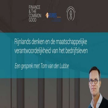 Rijnlands denken en de maatschappelijke verantwoordelijkheid van het ...