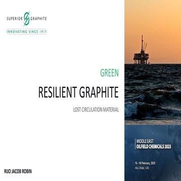 ‘GREEN’ RESILIENT CARBON – LOST CIRCULATION MATERIAL | PDF
