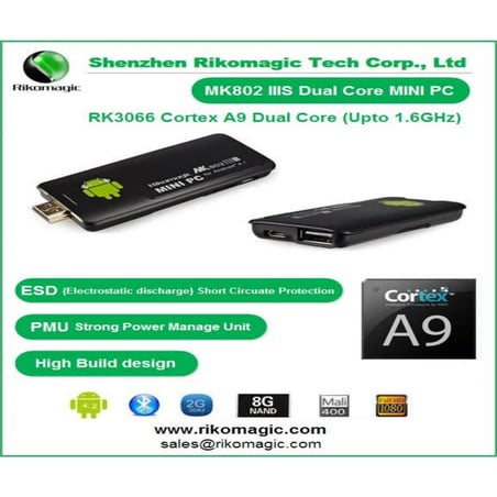 My Ad Design for Rikomagic - Quad Core Mini Android TV Stick | PDF