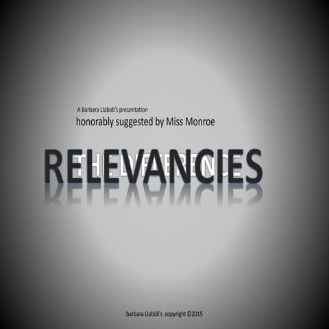 Relevancies | PPTX