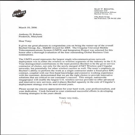 Riley Bechtel Letter | PDF