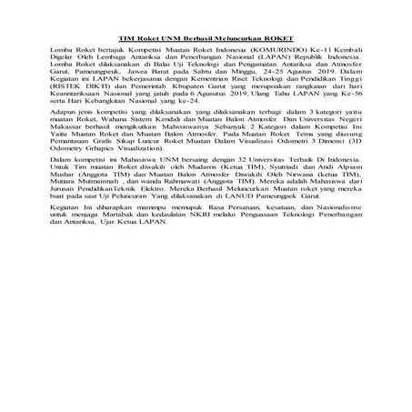 Rilis komurindo | PDF