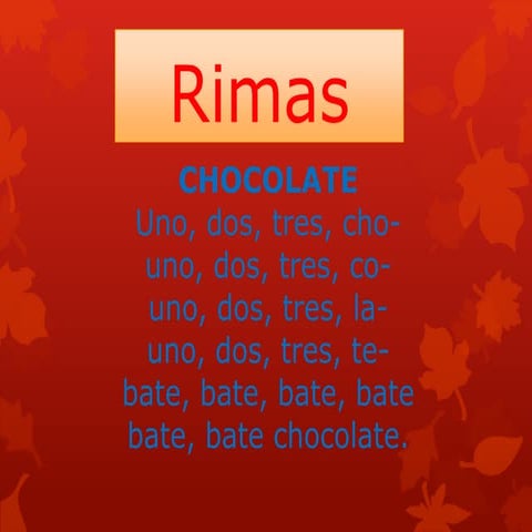 Rimas | PPTX