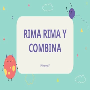 RIMAS para niños de pre kinder y kinder 2025 | PPTX