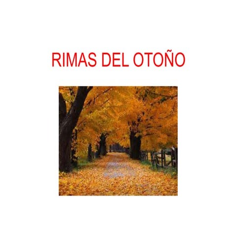 Rimas del otoño | PPTX
