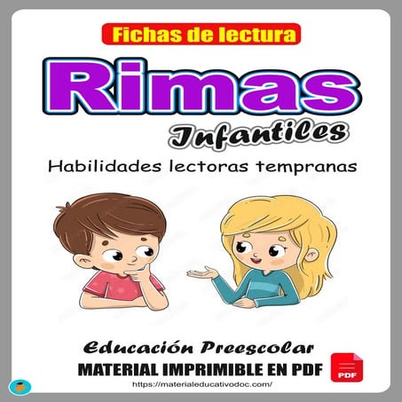 Hojas De Trabajo De Rimas Imprimibles