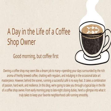 A Day in the Life of a Coffee Shop .pptx