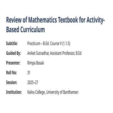 65 Rimpa Basak Activity based Curriculum | PPTX