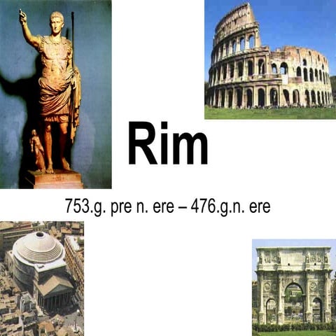 Rim prirodni smer | PPT