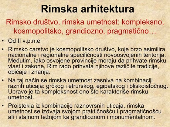 Rimska umetnost – antičko slikarstvo, mozaik i.pptx
