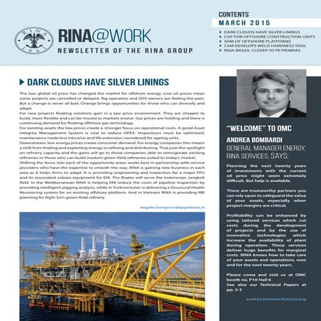 RINA@WORK 1/2015 | PDF
