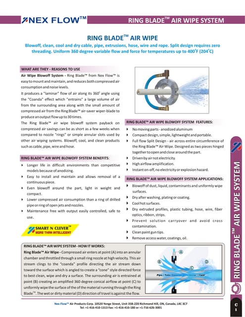 NexFlow Air Nozzles and Jets | PDF