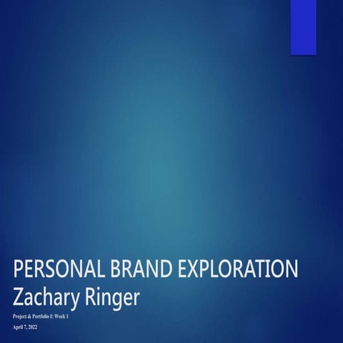 Personal Brand Exploration | PPTX