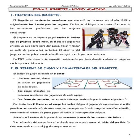Ringette adaptado | PDF