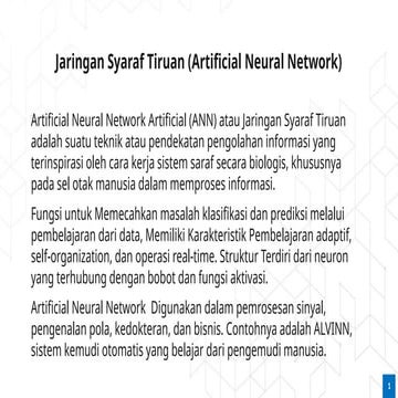 Ringkasan Materi 1 Articial Neural Network Part 1.pptx
