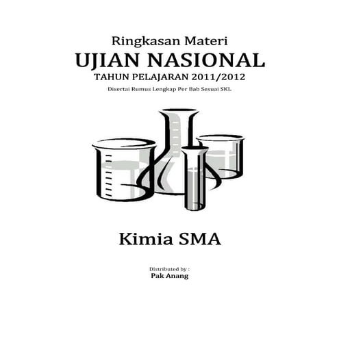 Ringkasan Materi Kimia sma | PDF