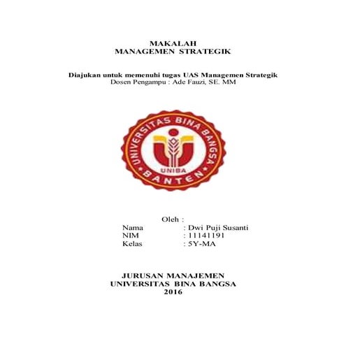 Ringkasan materi uas Dwi Puji Susanti | PDF