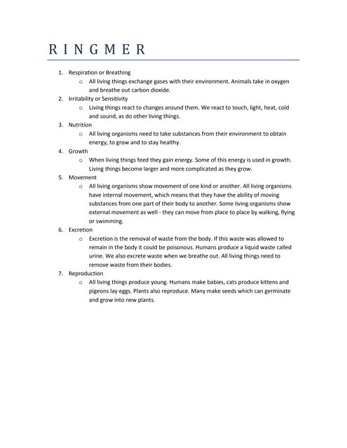 Living And Non - Living Things | PPTX | Biological Sciences | Science