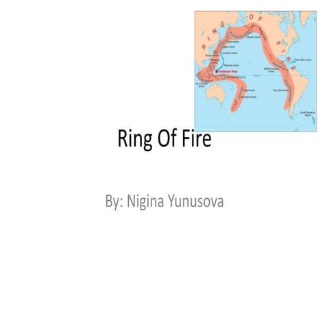 Ring of fire sci | PPTX