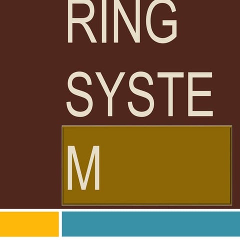 Ring system | PPTX | Chemistry | Science