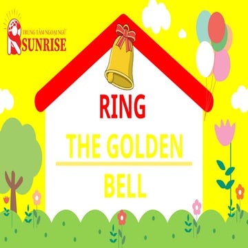 RING THE GOLDEN BELL- ENGLISH TEST FORFOR KIDS | PPTX