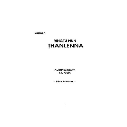 R I N G T U N U N T H A N L E N N A | PDF