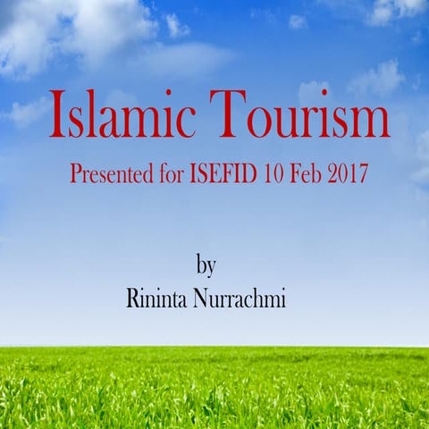 Islamic tourism | PDF