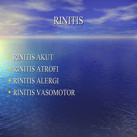 Rinitis | PPT