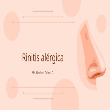 Rinitis alérgica - Guías ARIA MACVIA | PDF