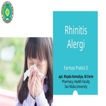 Rinitis Alergik farmasi praktis II.pptmmx | PPTX