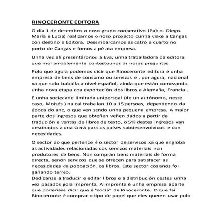 Rinoceronte editora | PDF