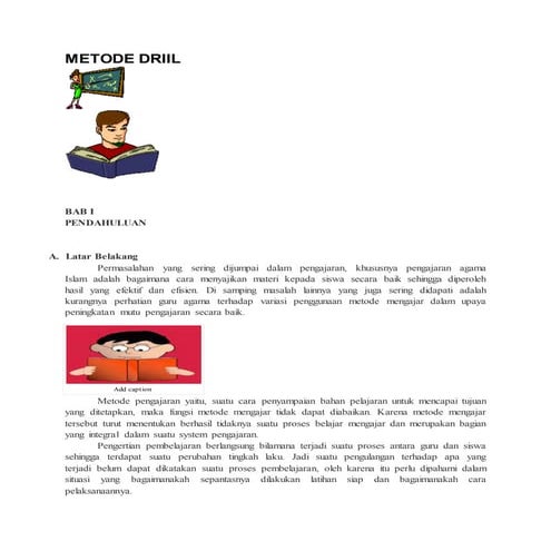 Modul Pembelajaran Driil and Practice | DOCX