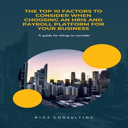 HRIS and Payroll Platform Guide EBook | PDF