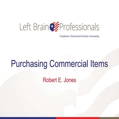 Purchasing Commercial Items | PPTX