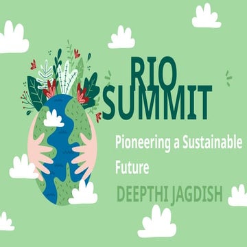 RIO SUMMIT: Pioneering a sustainable Future.pptx